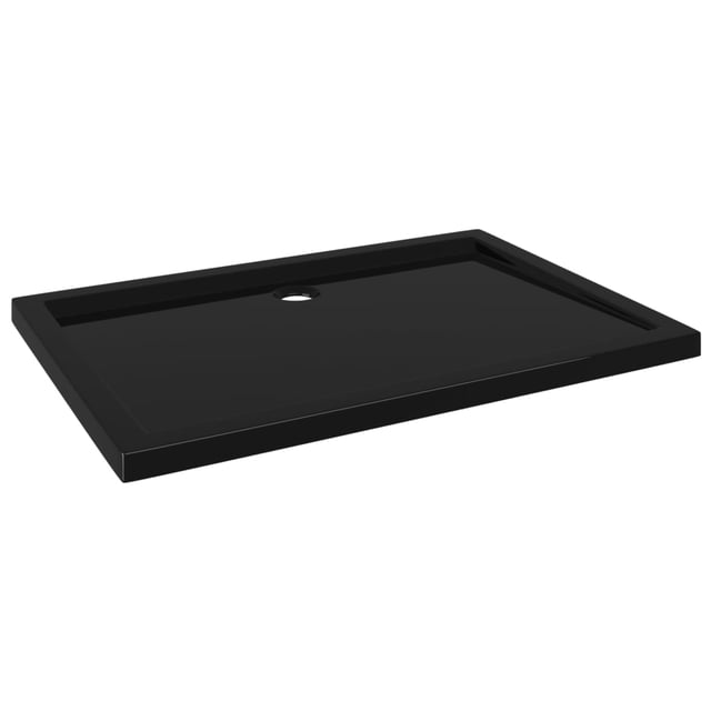 vidaXL Shower Base Pan with Center Drain Shower Tray Bath Pan ABS ...