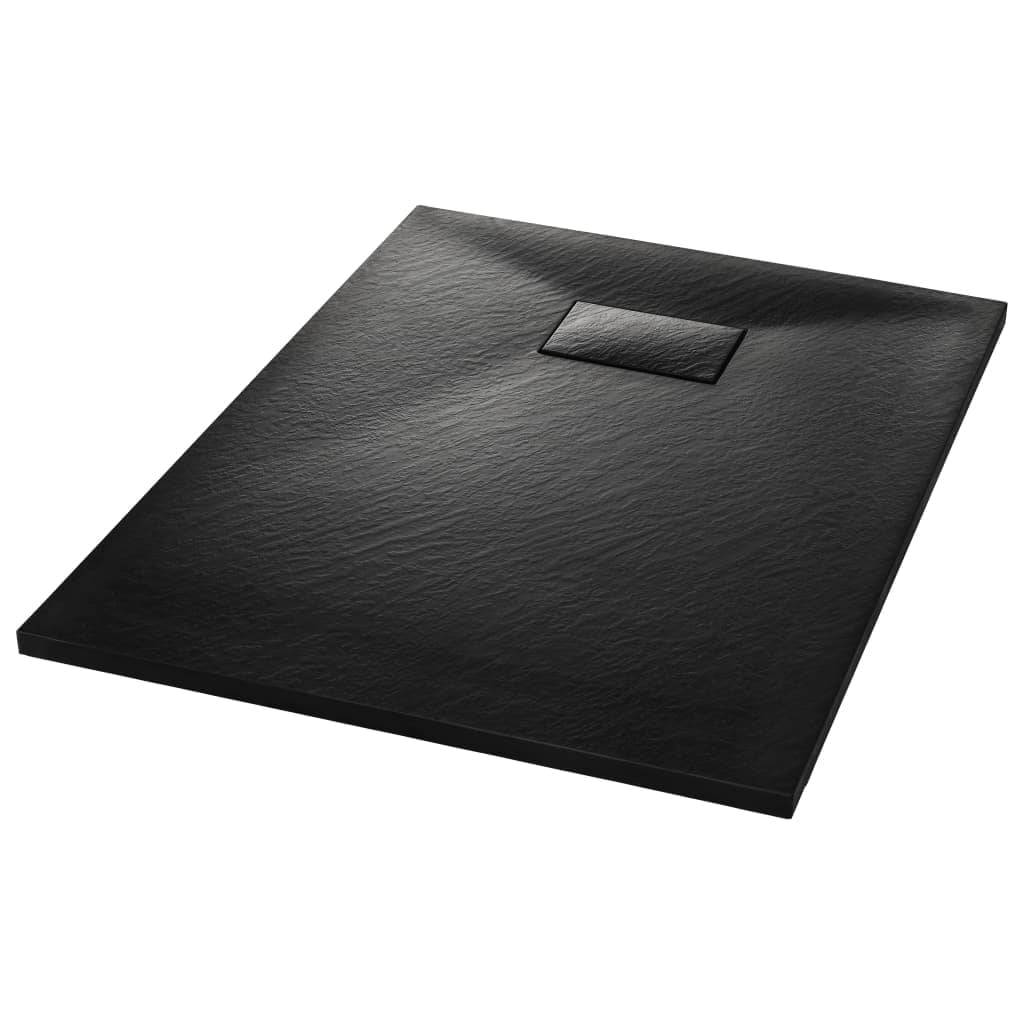 vidaXL Shower Base Pan with Center Drain Shower Tray Bath Pan SMC ...