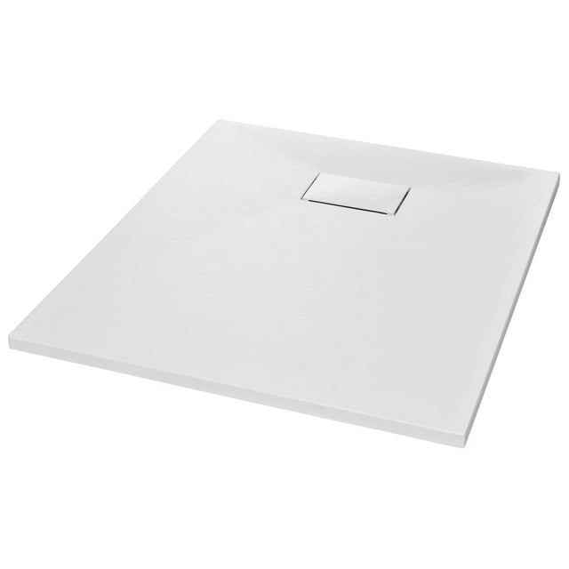 vidaXL Shower Base Pan with Center Drain Shower Tray Bath Pan SMC ...