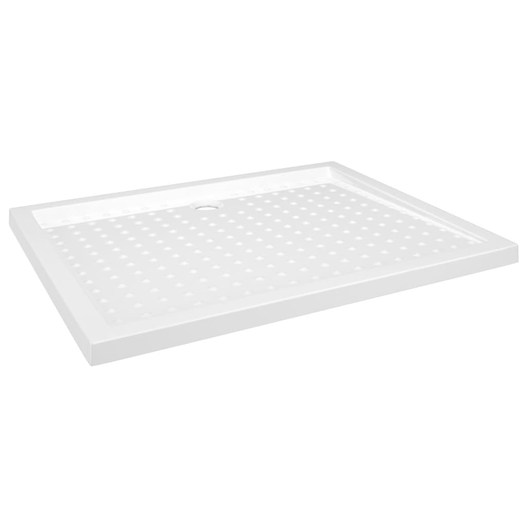 vidaXL Shower Base Tray with Dots White 27.6"x39.4"x1.6" ABS - Walmart.com