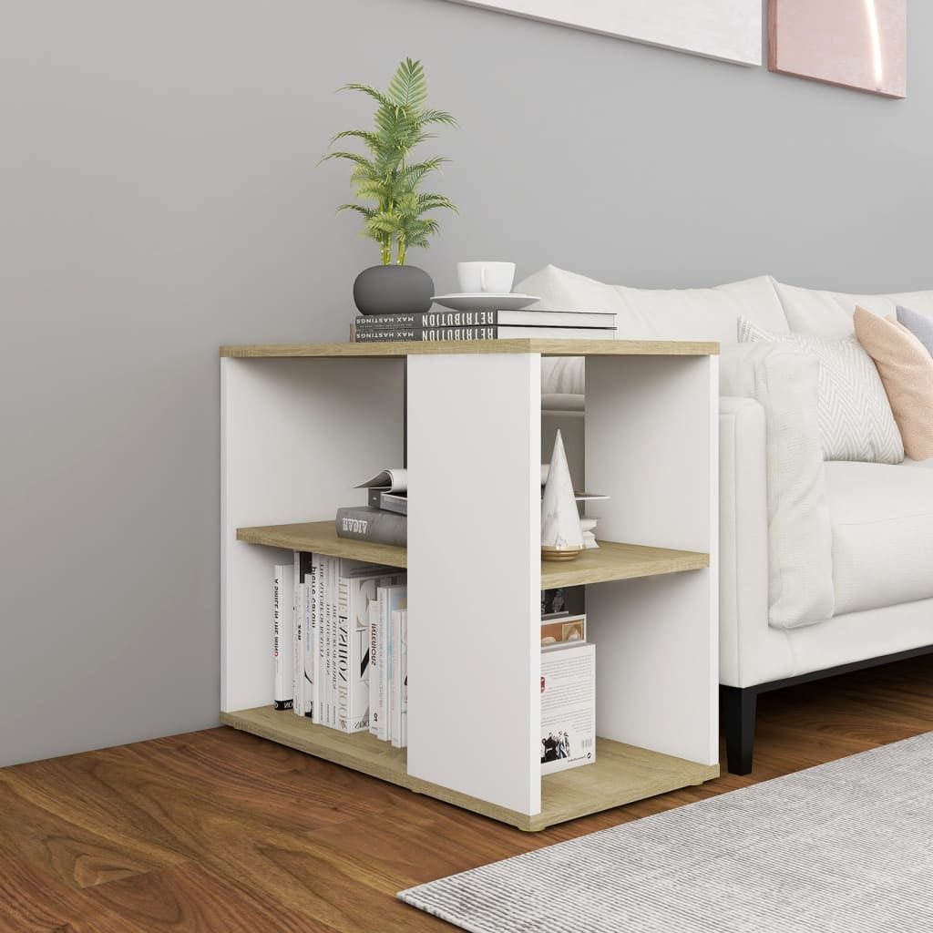 vidaXL Side Cabinet Chipboard Storage Cabinet Home Organizer Multi ...