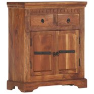 vidaXL Sideboard Buffet Console Cabinet for Kitchen HAMAR Solid Wood ...