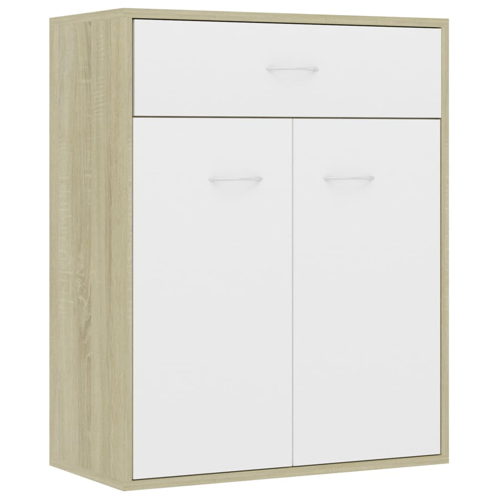 vidaXL Sideboard Cabinet with 2 Doors Storage Side Cabinet Engineered ...