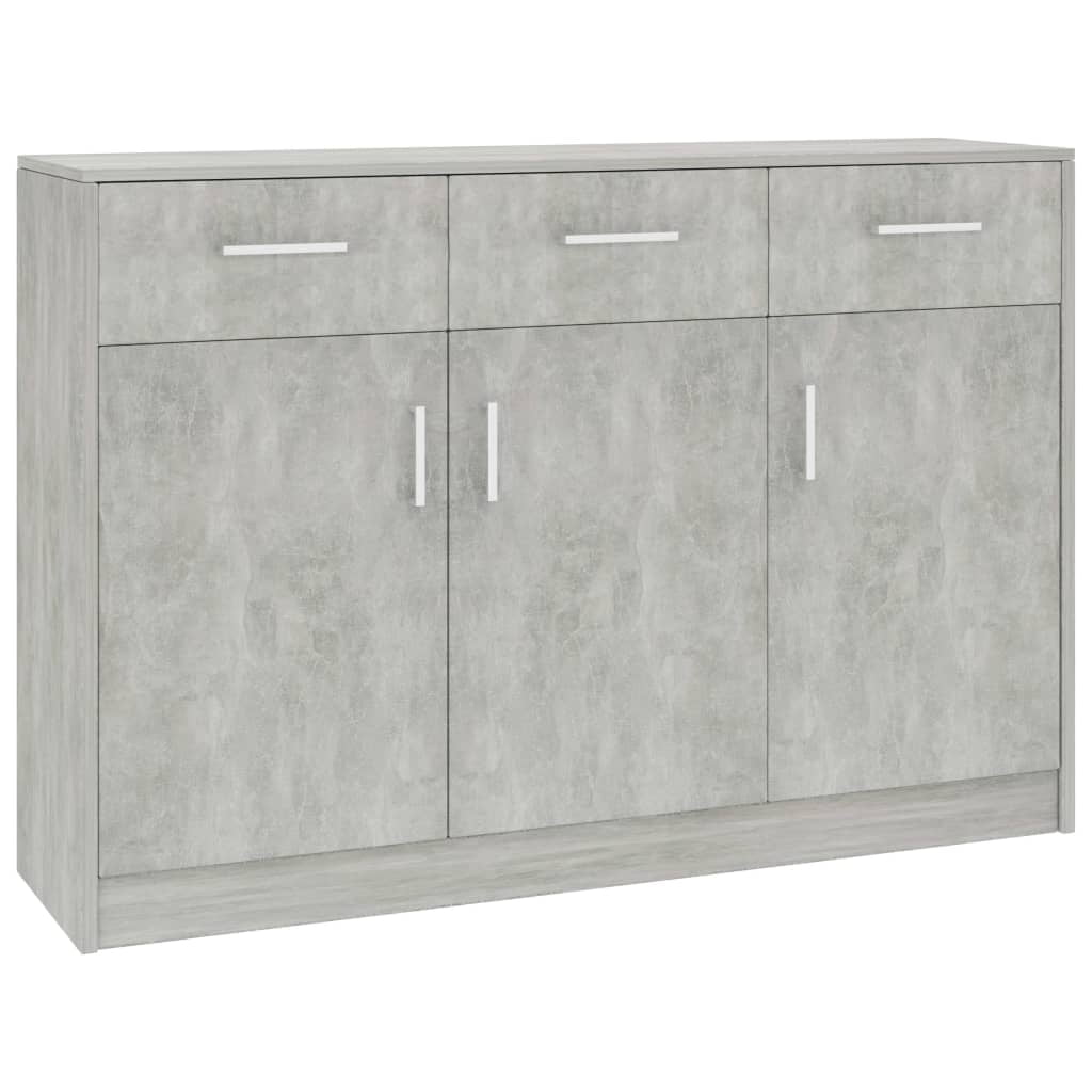 vidaXL Sideboard Cabinet with Drawers Storage Side Cabinet Engineered ...
