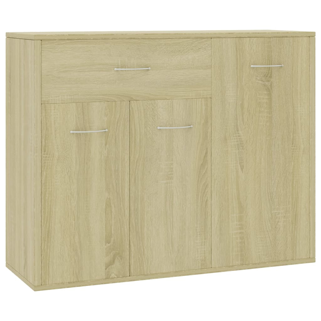 vidaXL Sideboard Cabinet with Drawers Storage Side Cabinet Engineered ...