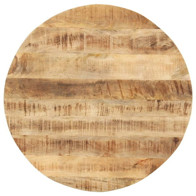 VidaXL Solid Mango Wooden Table Top, 31.5" Round, 1", Natural - Walmart.com