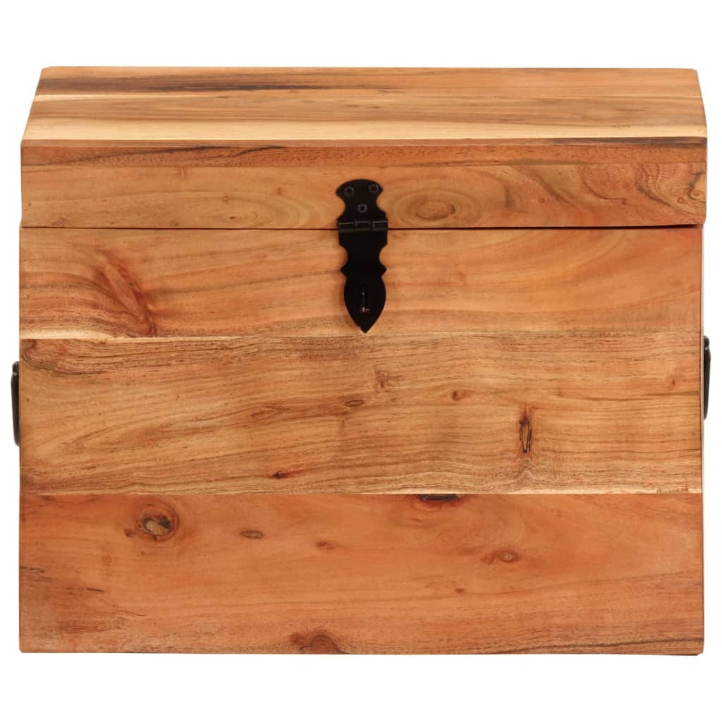 vidaXL Storage Box 15.4"x11"x12.2" Solid Wood Acacia - Walmart.com