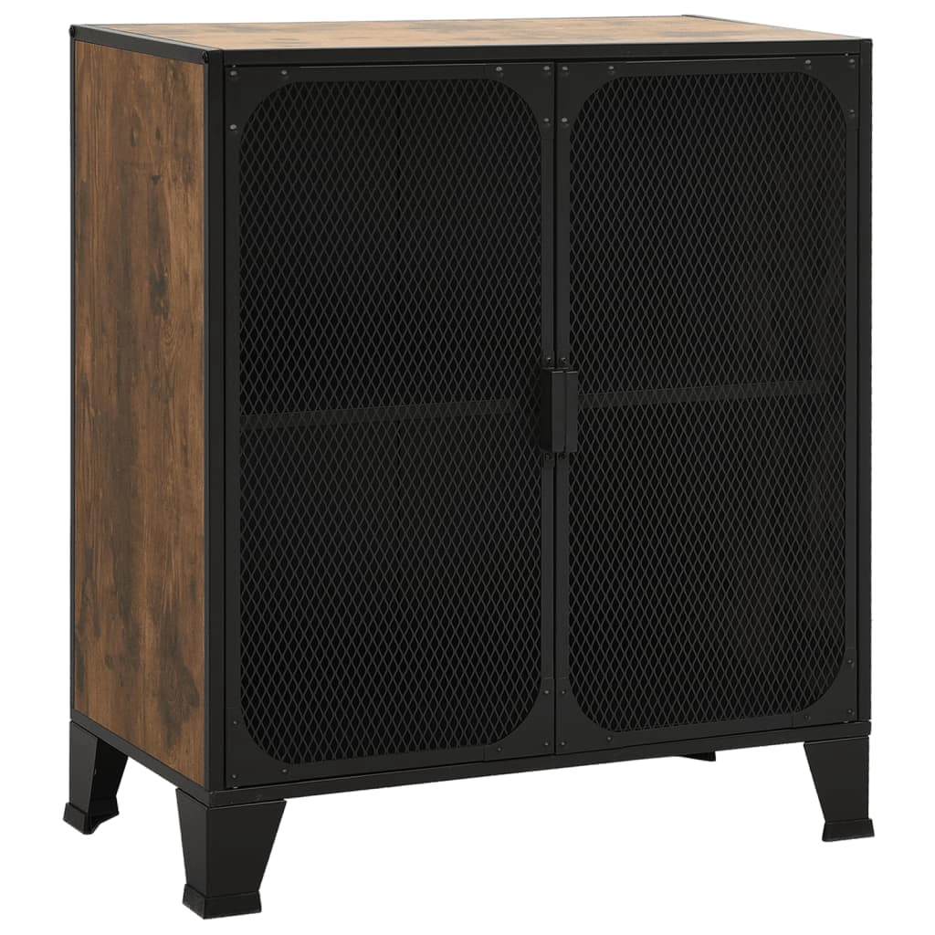vidaXL Storage Cabinet File Cabinet with Doors for Living Room Metal ...