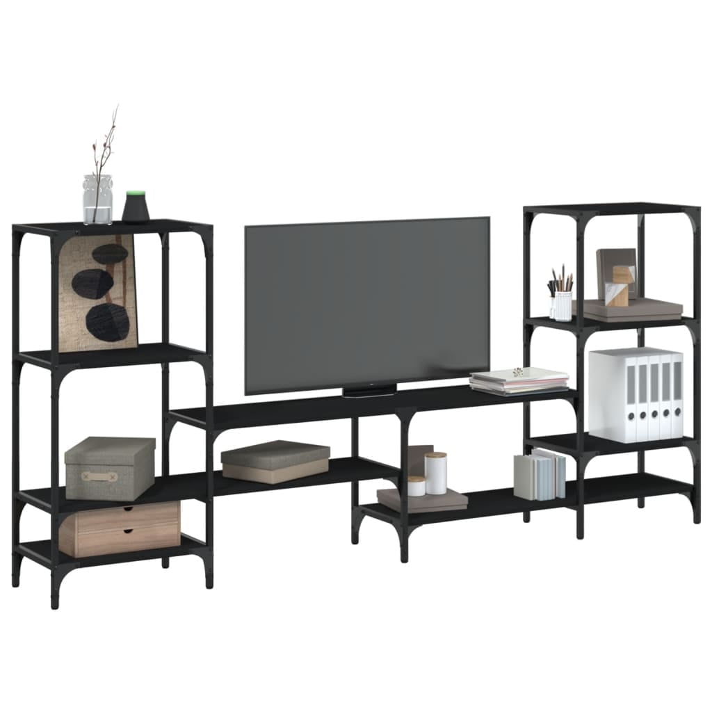 vidaXL TV Stand Storage Media Console Entertainment Center Engineered ...