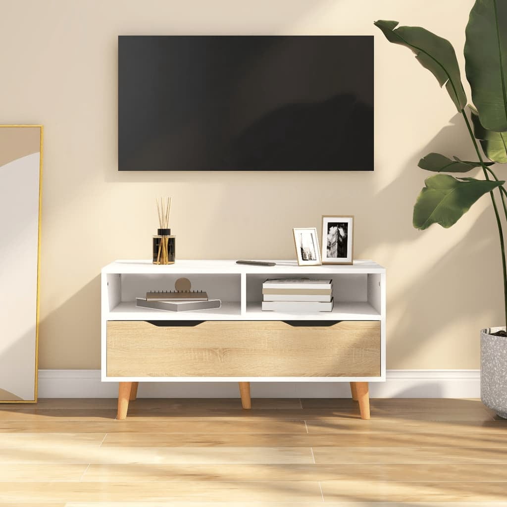 vidaXL TV Stand TV Console Sideboard TV Unit Home Media Unit Engineered ...