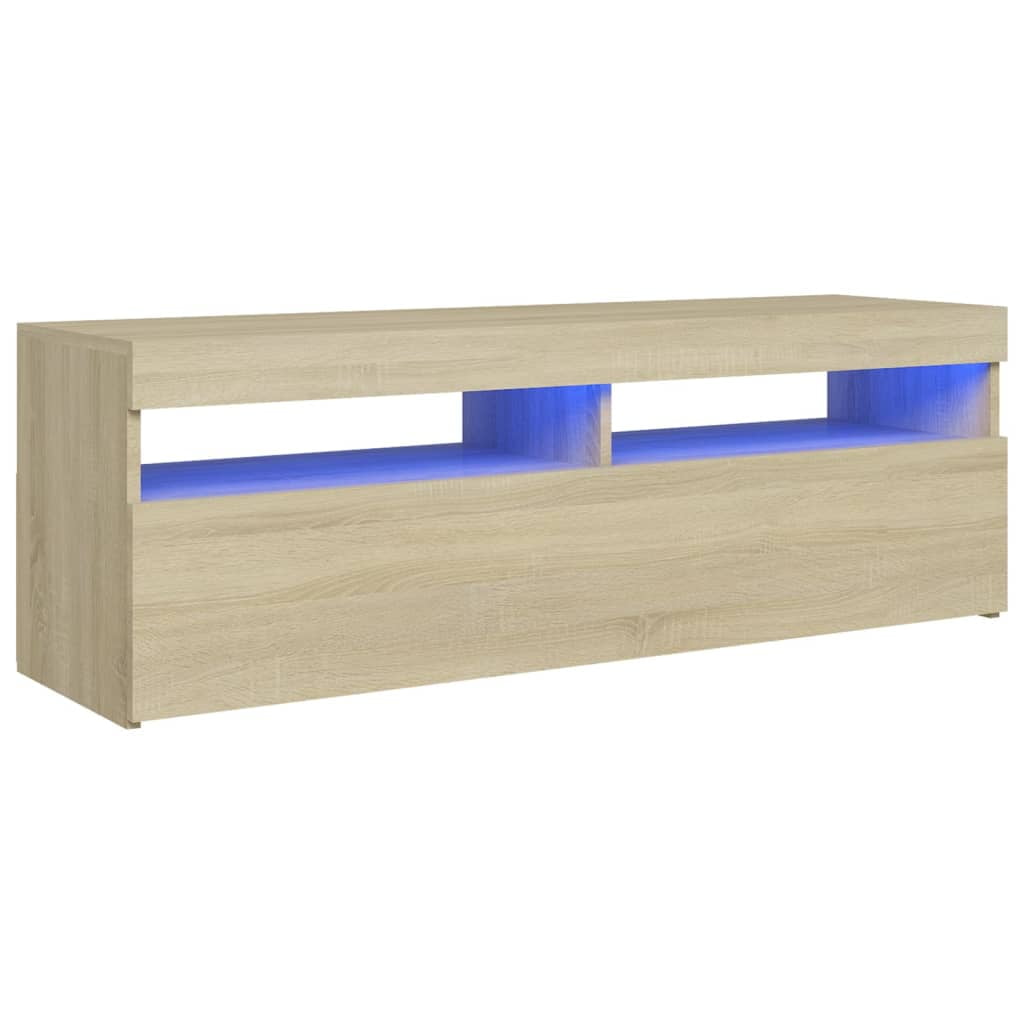 vidaXL TV Stand TV Console Sideboard TV Unit Home Media Unit with LED ...