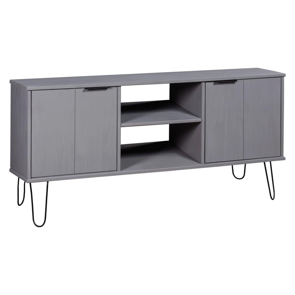vidaXL TV Stand TV Console Unit Sideboard Media Unit New York Solid ...
