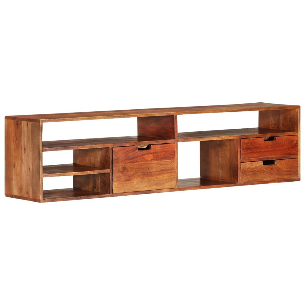 vidaXL TV Stand TV Unit Sideboard TV Console Media Unit Solid Acacia ...
