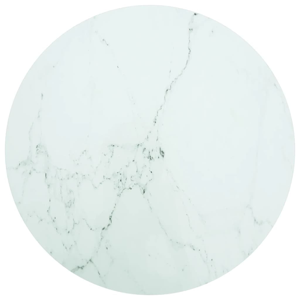 vidaXL Table Top Glass Top Round Table Top Replacement for Coffee Side ...