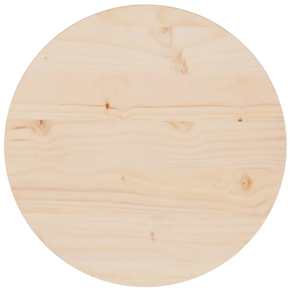 vidaXL Table Top Replacement Round for Garden Coffee Table Solid Wood ...