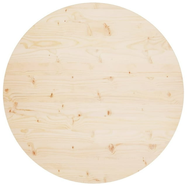 vidaXL Table Top Replacement Round for Garden Coffee Table Solid Wood ...