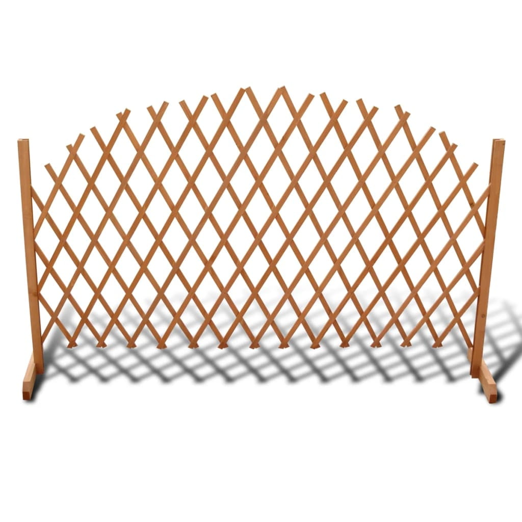 vidaXL Trellis Fence Outdoor Garden Privacy Screening Patio Barrier ...