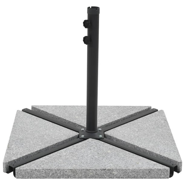 vidaXL Umbrella Weight Plate Granite 33.1 lb Triangular Gray - Walmart ...