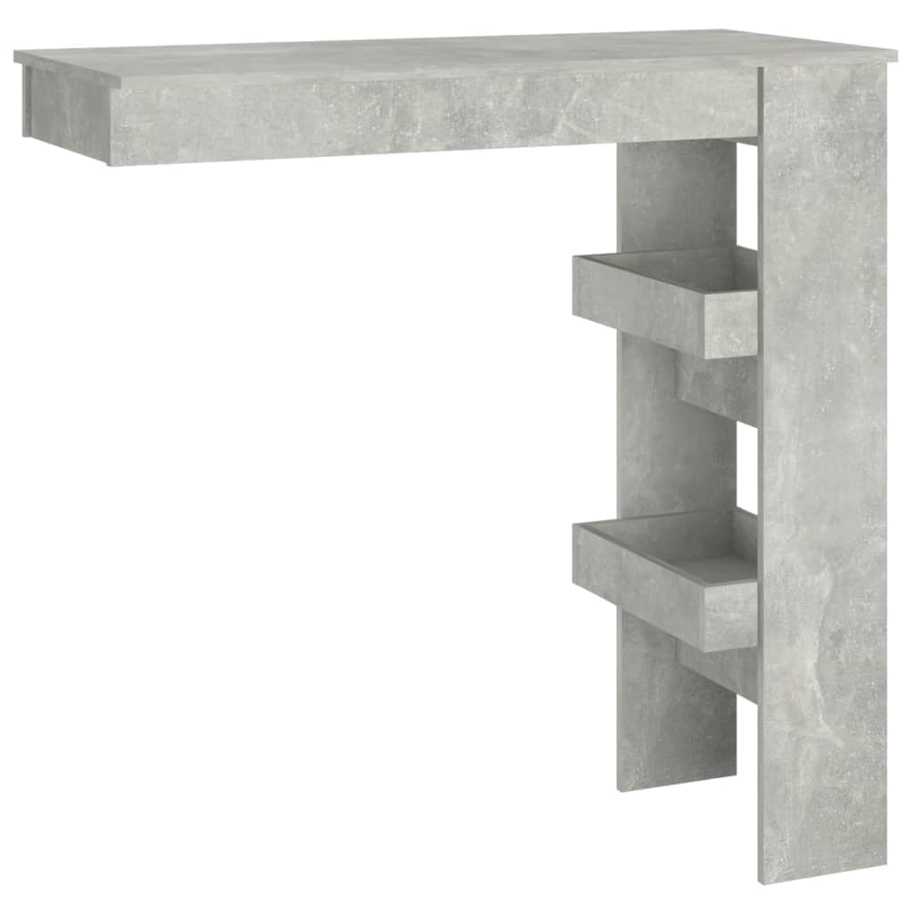 vidaXL Wall Bar Table, Kitchen Bar, Dining Table, Computer Desk ...