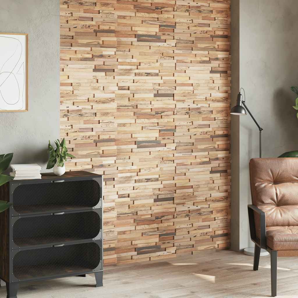 vidaXL Wall Cladding Panels Wall Covering Panels Wood Planks Recycled ...