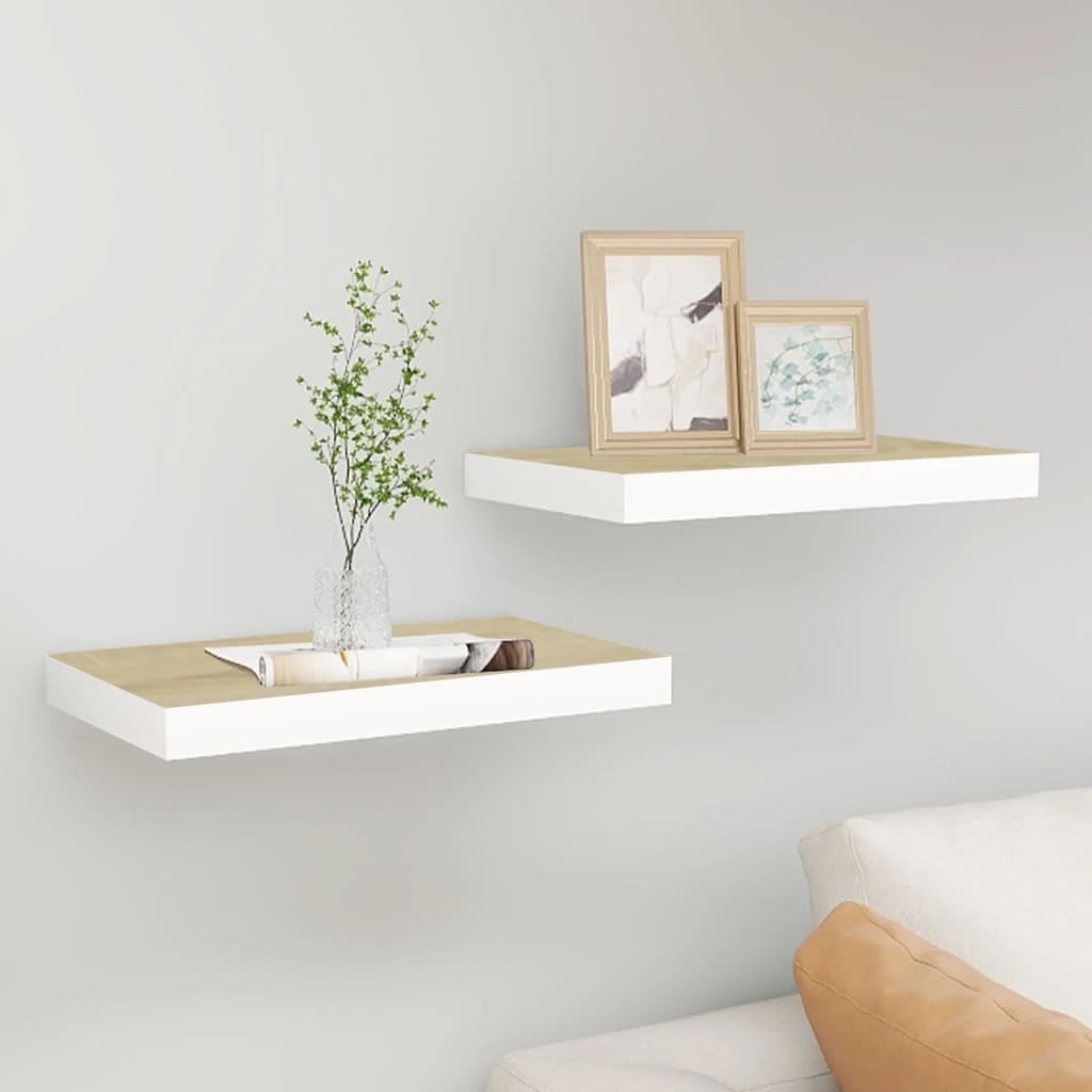 vidaXL Wall Shelf Floating Shelf Wall Mounted Display Shelf for Photo ...
