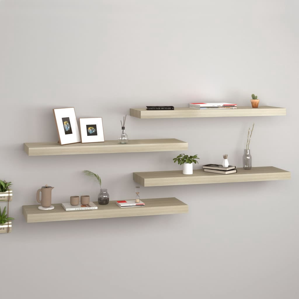 vidaXL Wall Shelf Floating Shelf Wall Mounted Display Shelf for Photo ...
