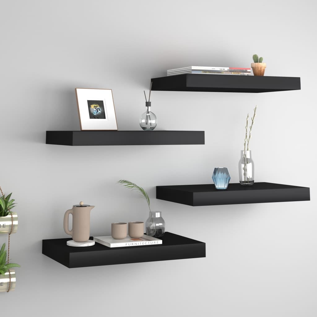 vidaXL Wall Shelf Floating Shelf Wall Mounted Display Shelf for Photo ...