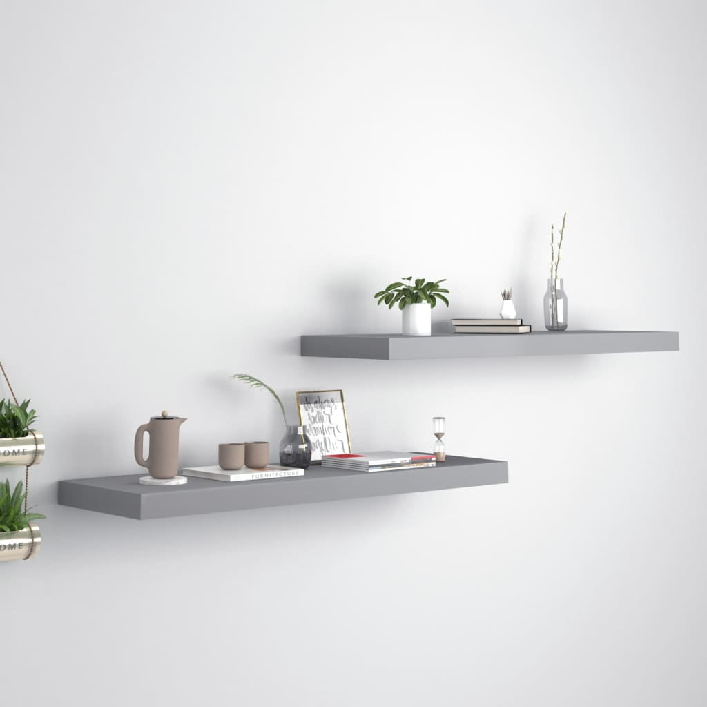 vidaXL Wall Shelf Floating Shelf Wall Mounted Display Shelf for Photo ...