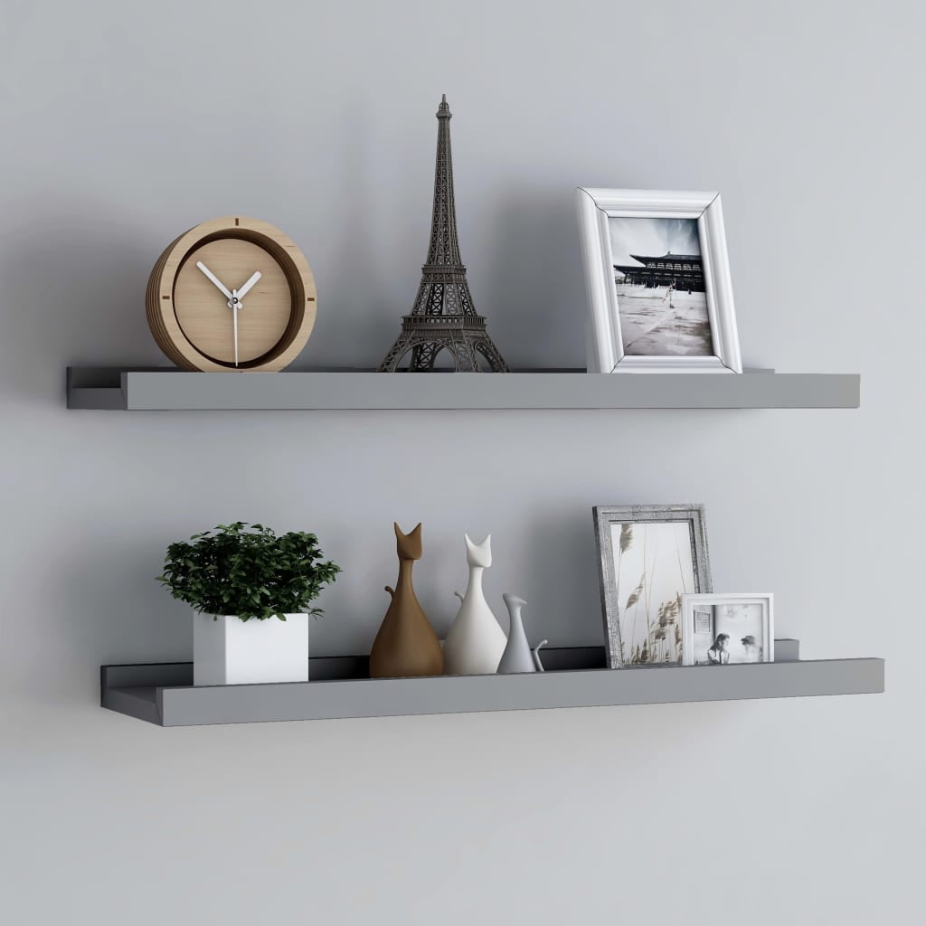 vidaXL Wall Shelves Floating Shelves Wall Mounted Display Shelves for ...