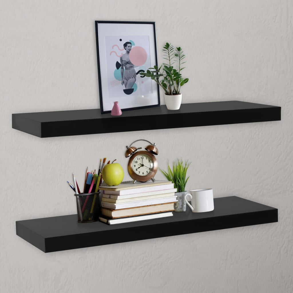 vidaXL Wall Shelves Floating Shelves Wall Mounted Display Shelves for ...