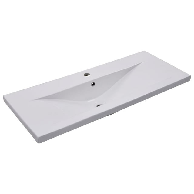 vidaXL Wash Basin Built-in Sink Vanity Sink Bathroom Basin Bath Sink ...