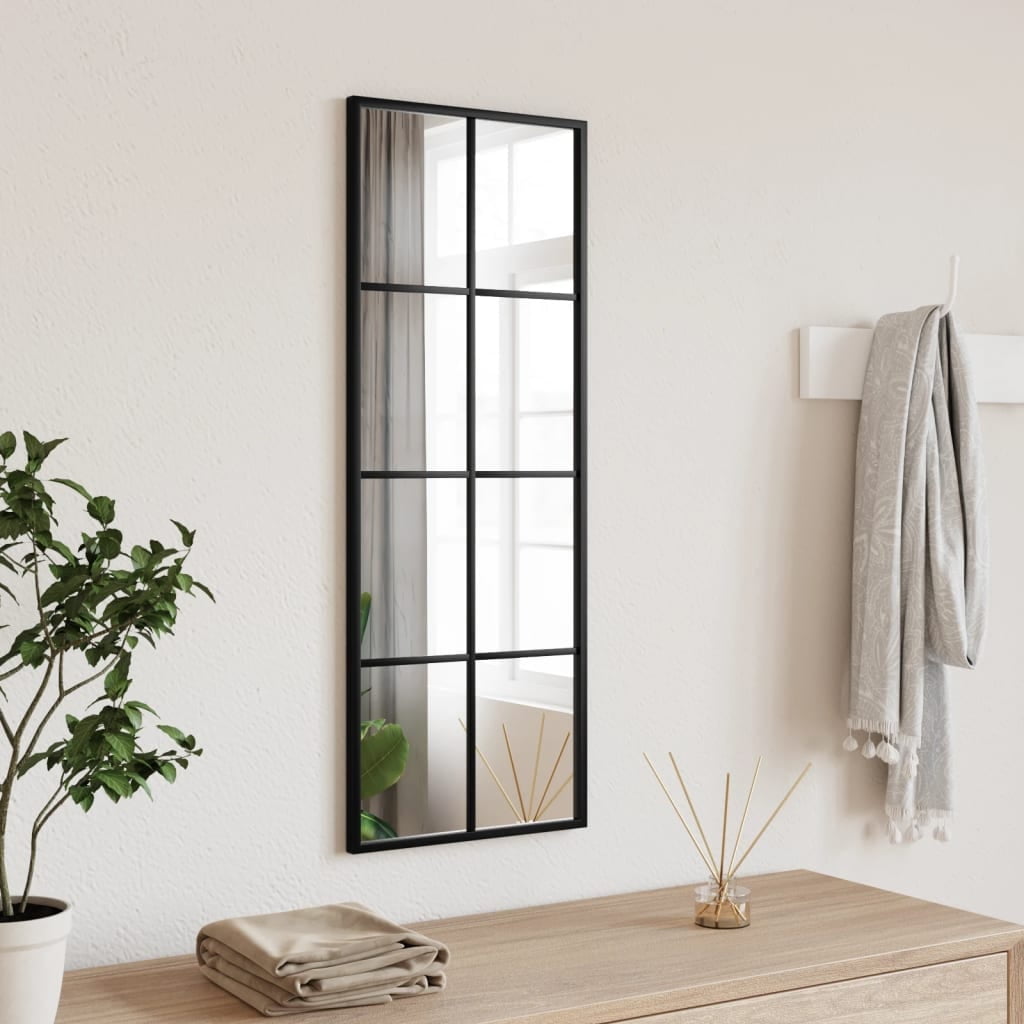 vidaXL Window Mirror Wall Mirror Decorative Hall Mirror for Bathroom ...