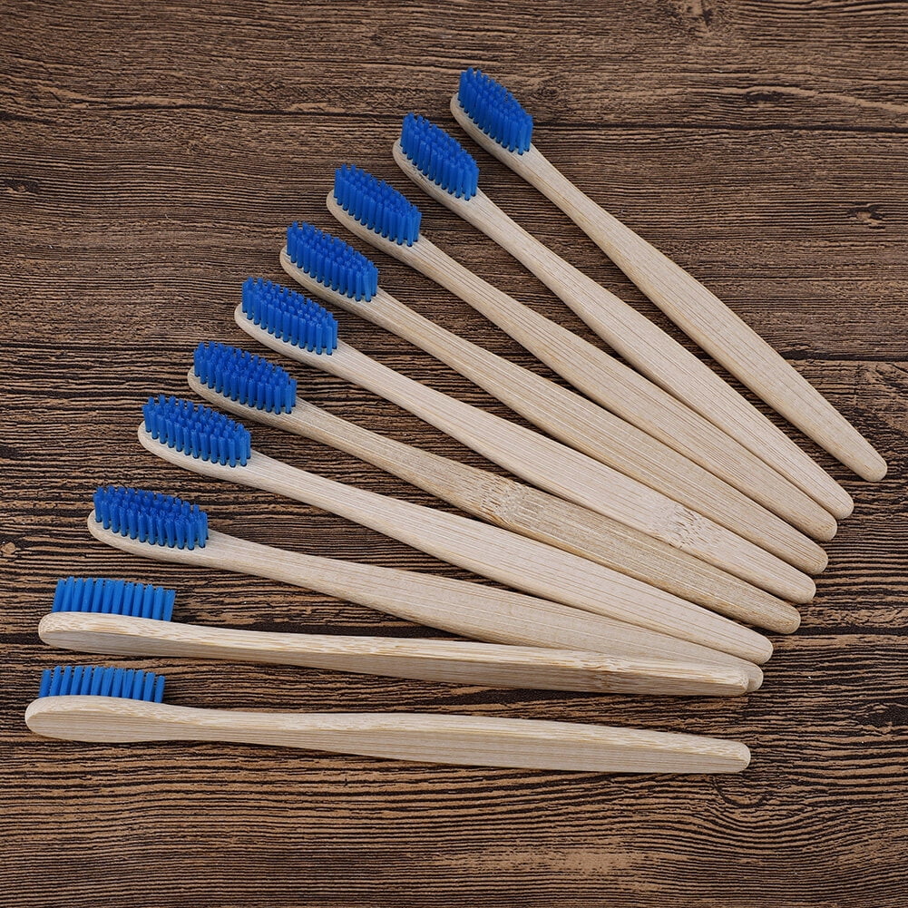 has a video (10 pieces/sold for adults, nylon medium-hard bristles ...