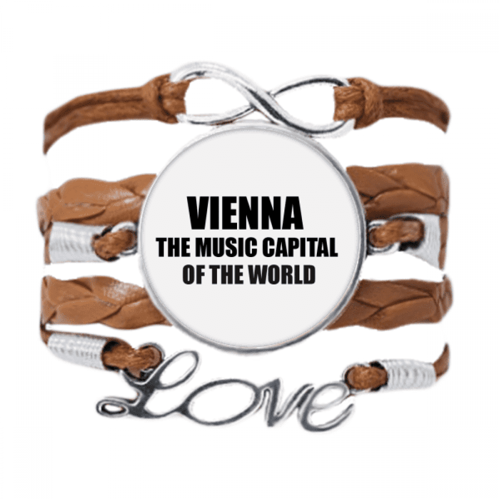 vienna music capital of the world bracelet love chain ornament ...