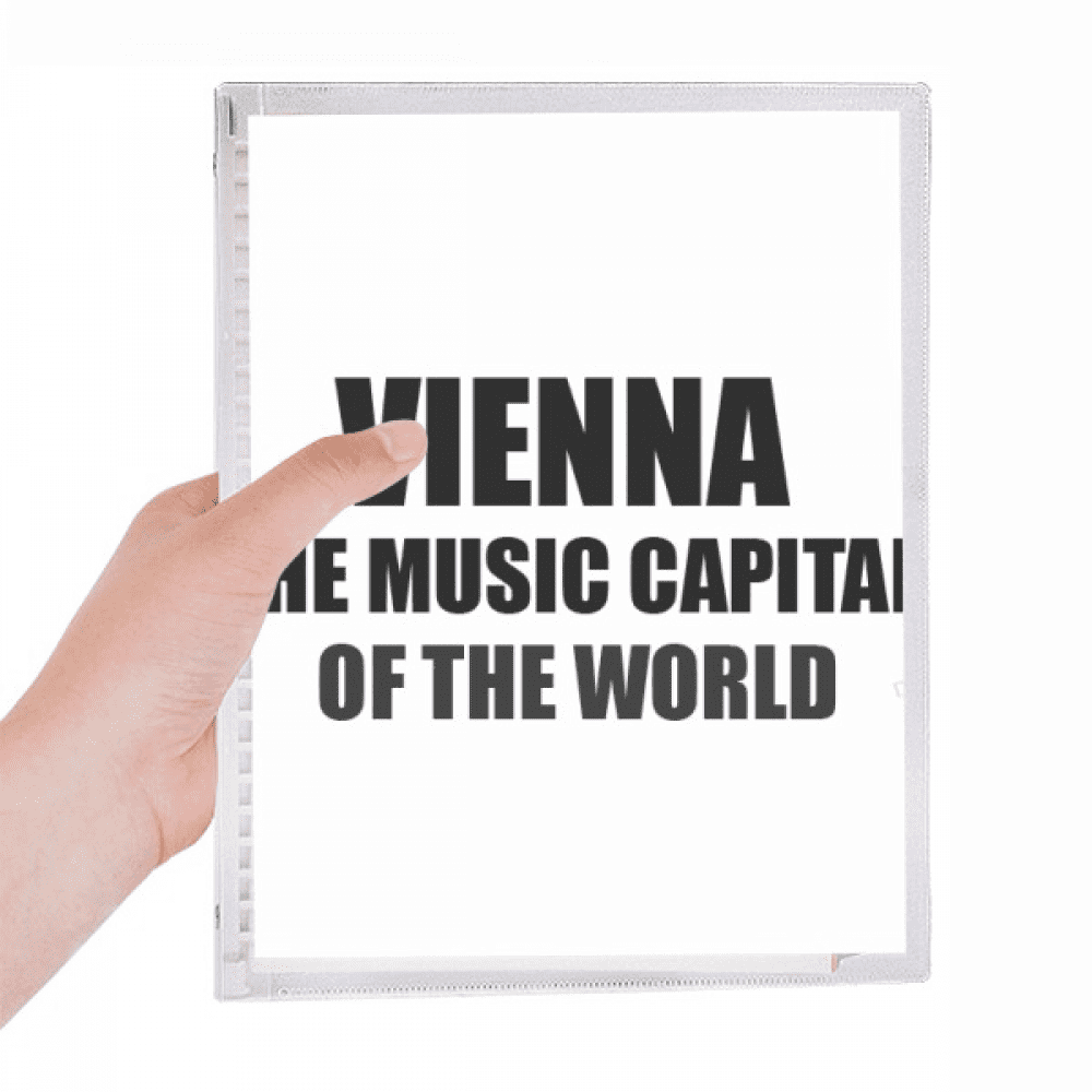vienna music capital of the world notebook loose diary refillable ...