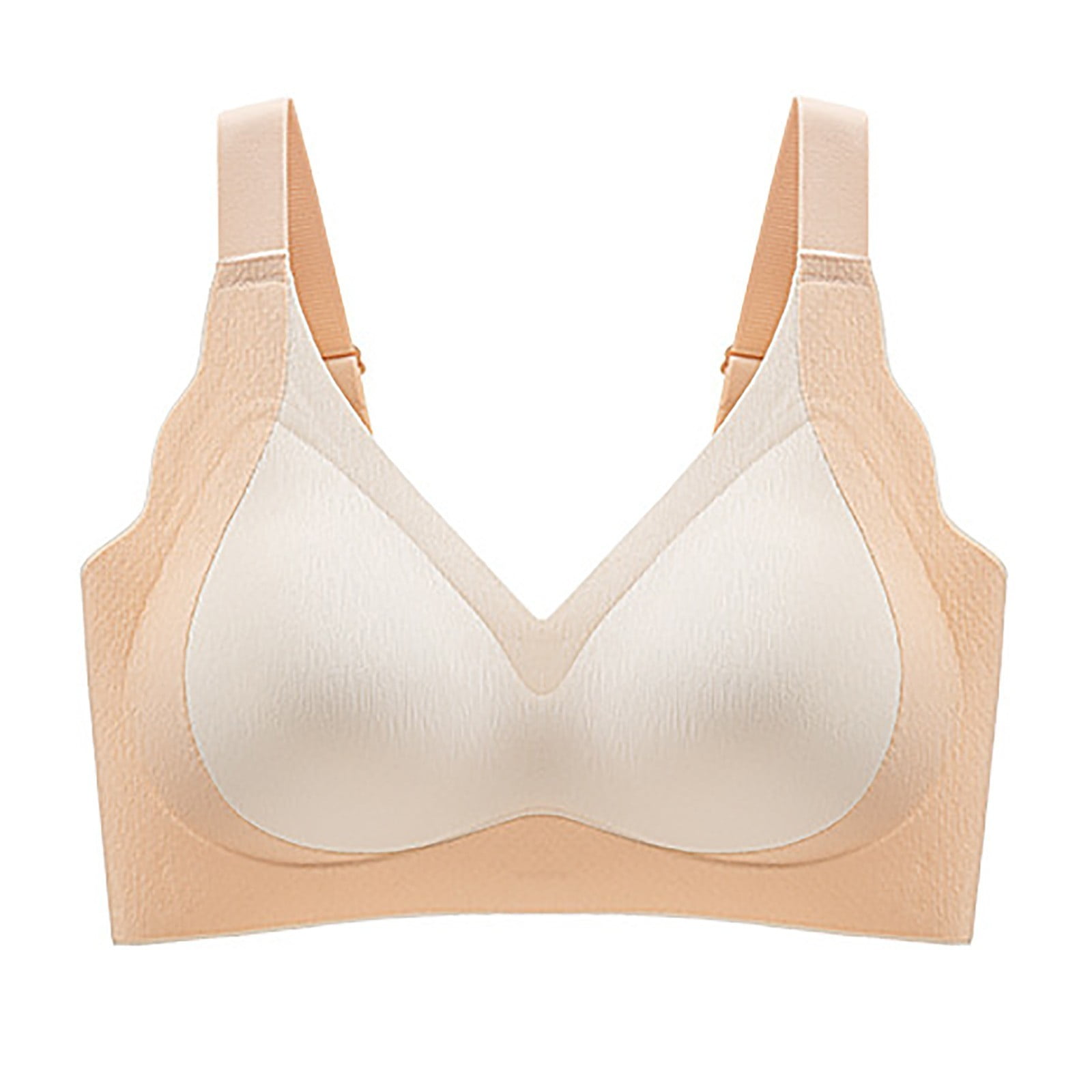 vigerkar Bras for Women No Underwire Comfort Seamless Super Gather Bra ...