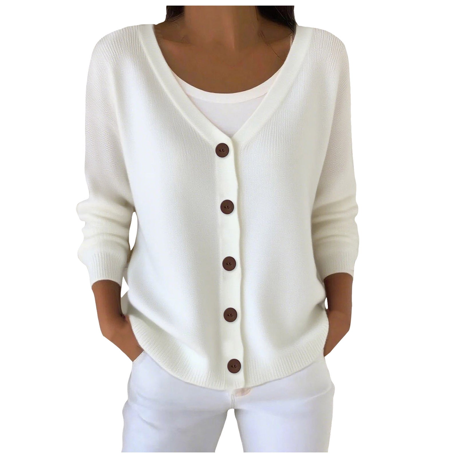 vigerkar Cardigan Sweaters for Women Fashion Oversized Lightweight ...