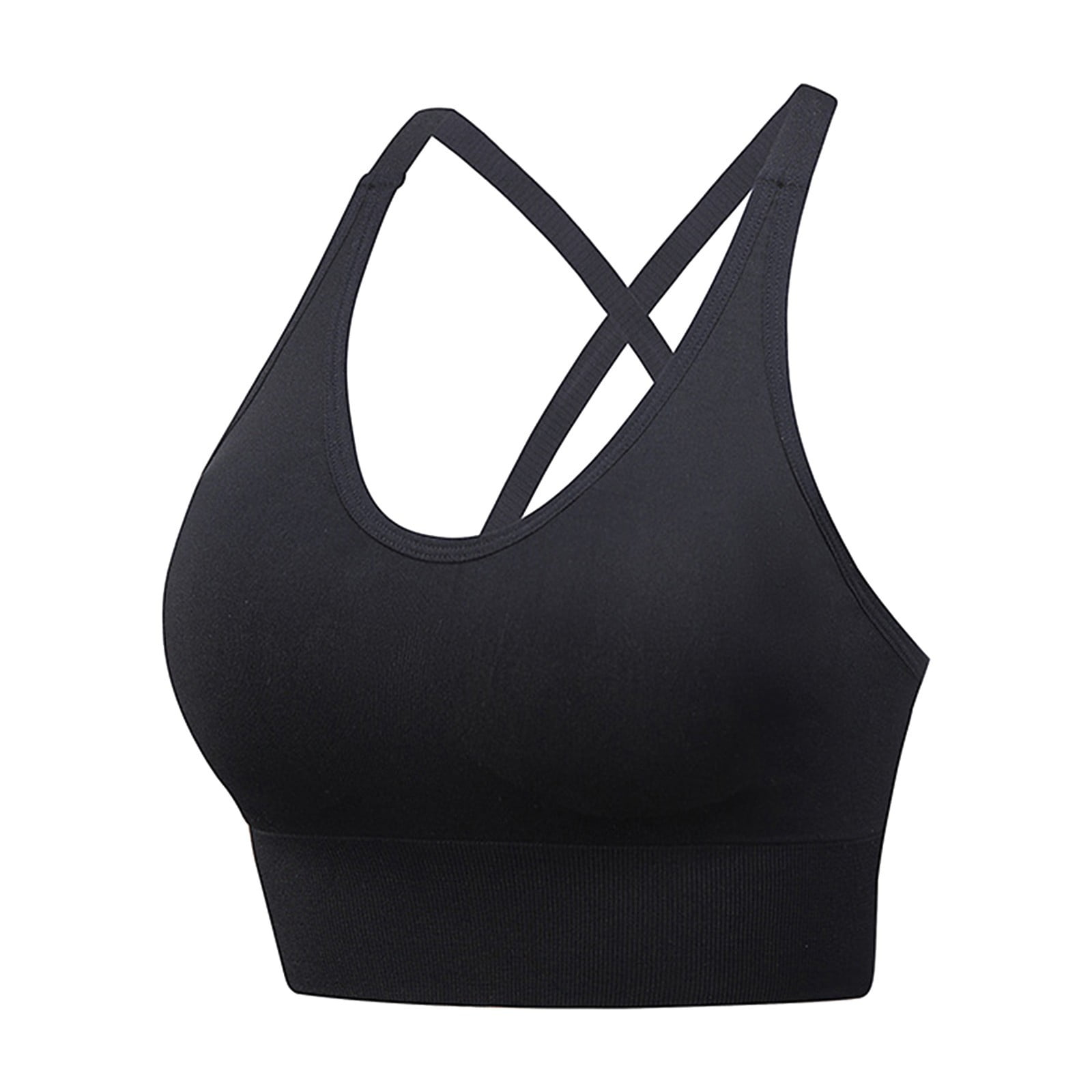 vigerkar Cross Back Sports Bra for Women Seamless Smooth Comfort ...