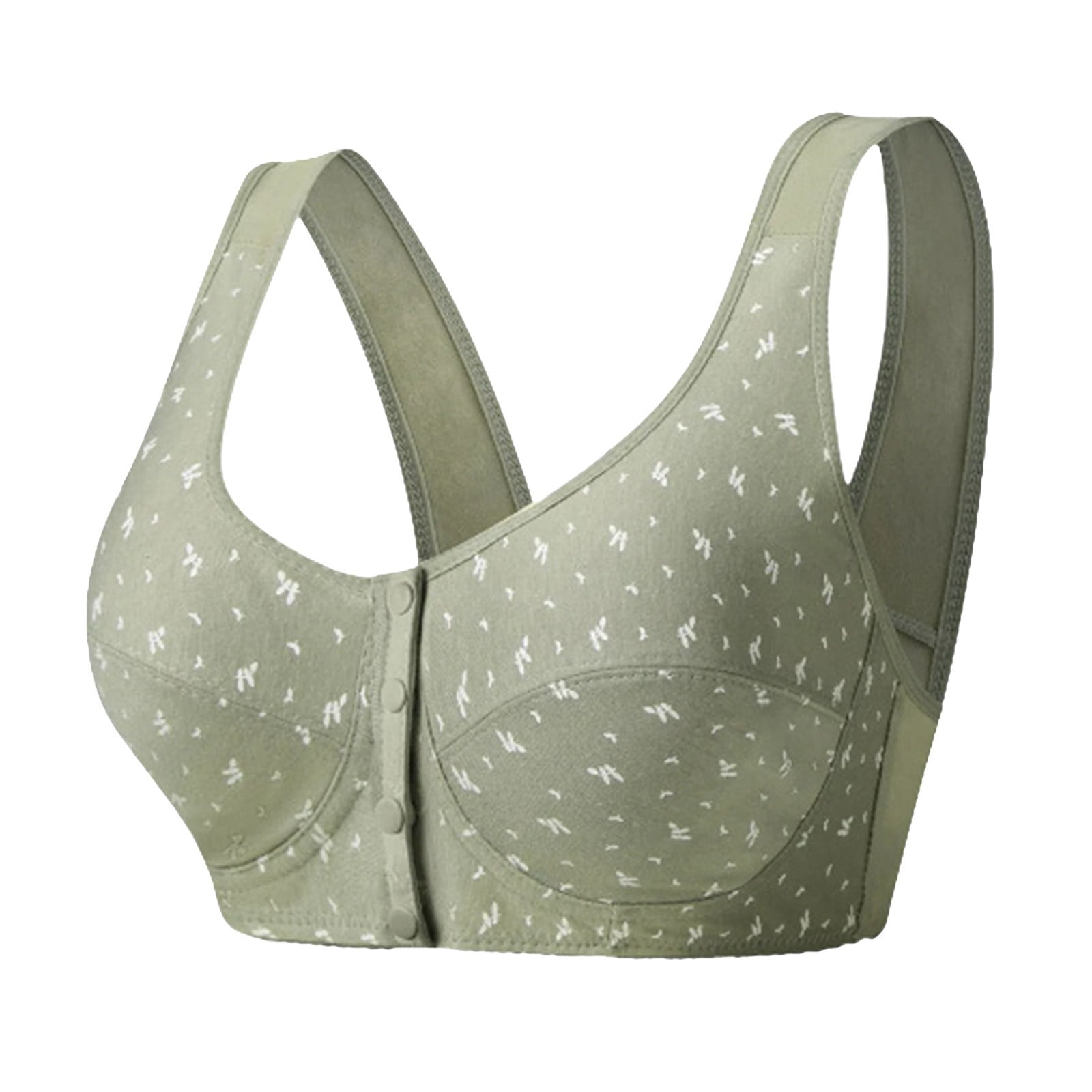 vigerkar Daisy Bras for Older Women Front Closure Plus Size Womens Bras ...