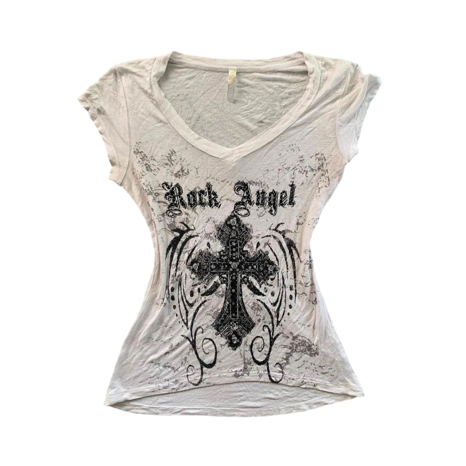 vigerkar Emo Grunge Top Short Sleeve Y2k Shirts Vintage Streetwear Tops ...