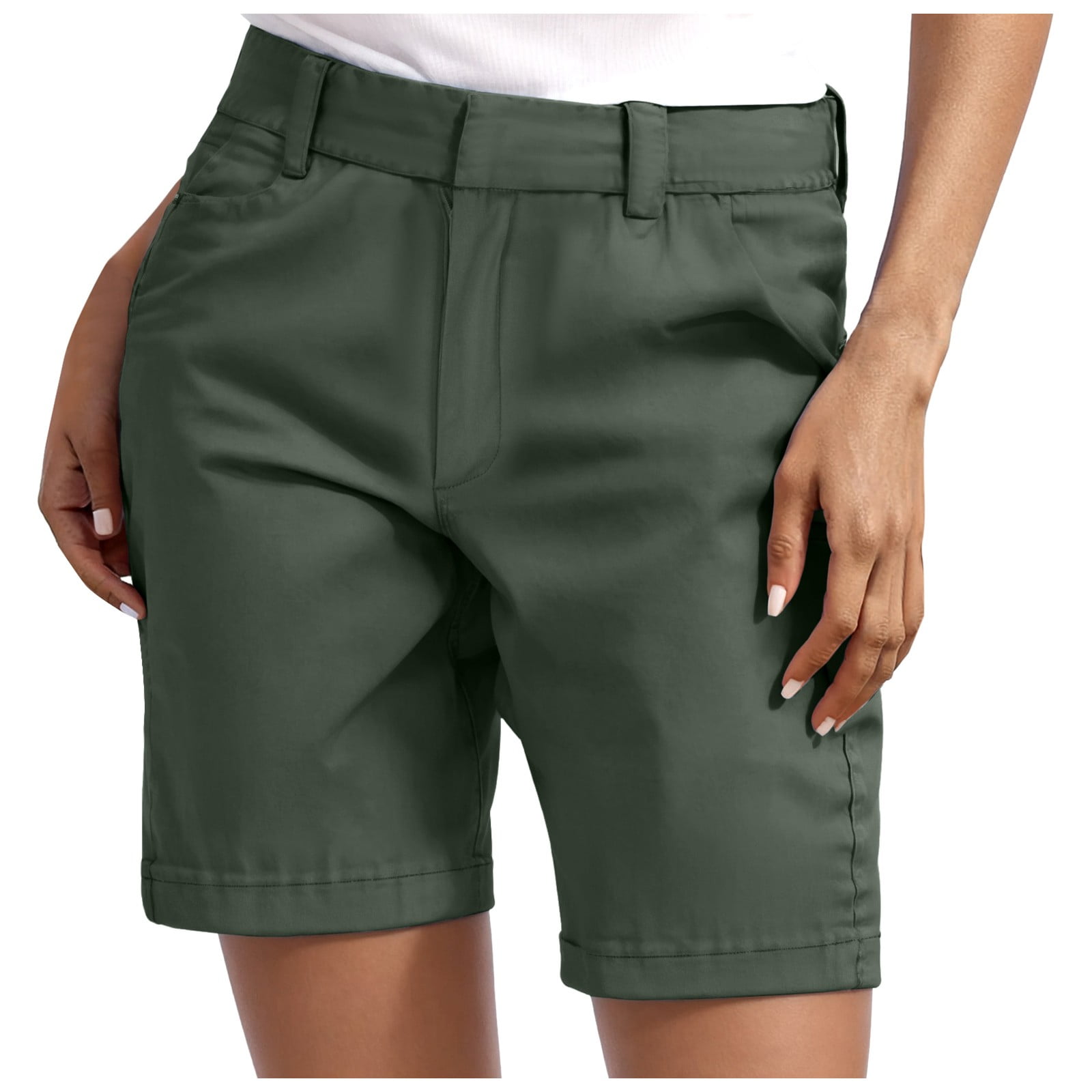 vigerkar Jorts Women, Y2k, Stretchy, Ladies Twill Shorts High Waisted ...