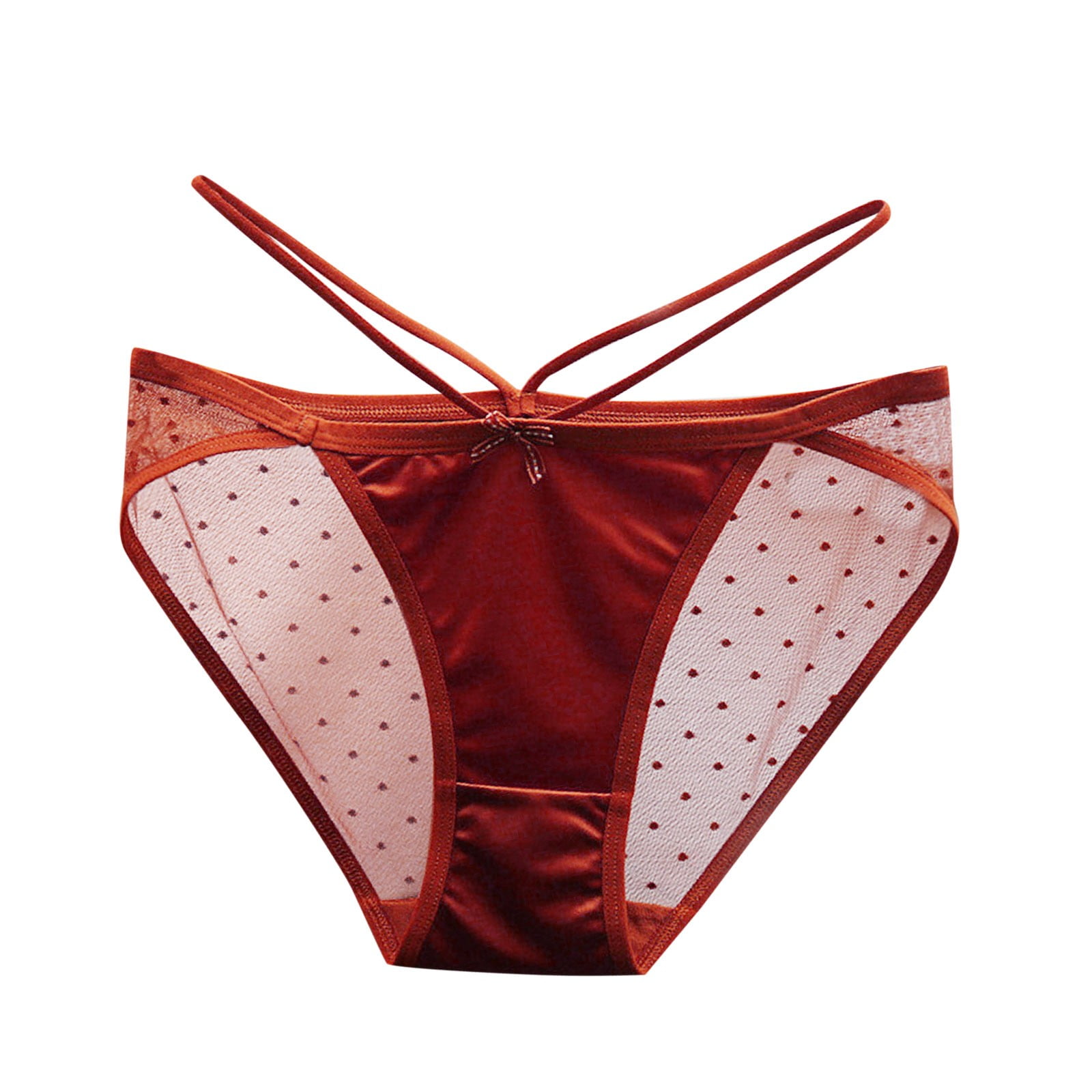 vigerkar Mesh Lace Underwear for Women Low Rise Seamless Cheeky Briefs ...