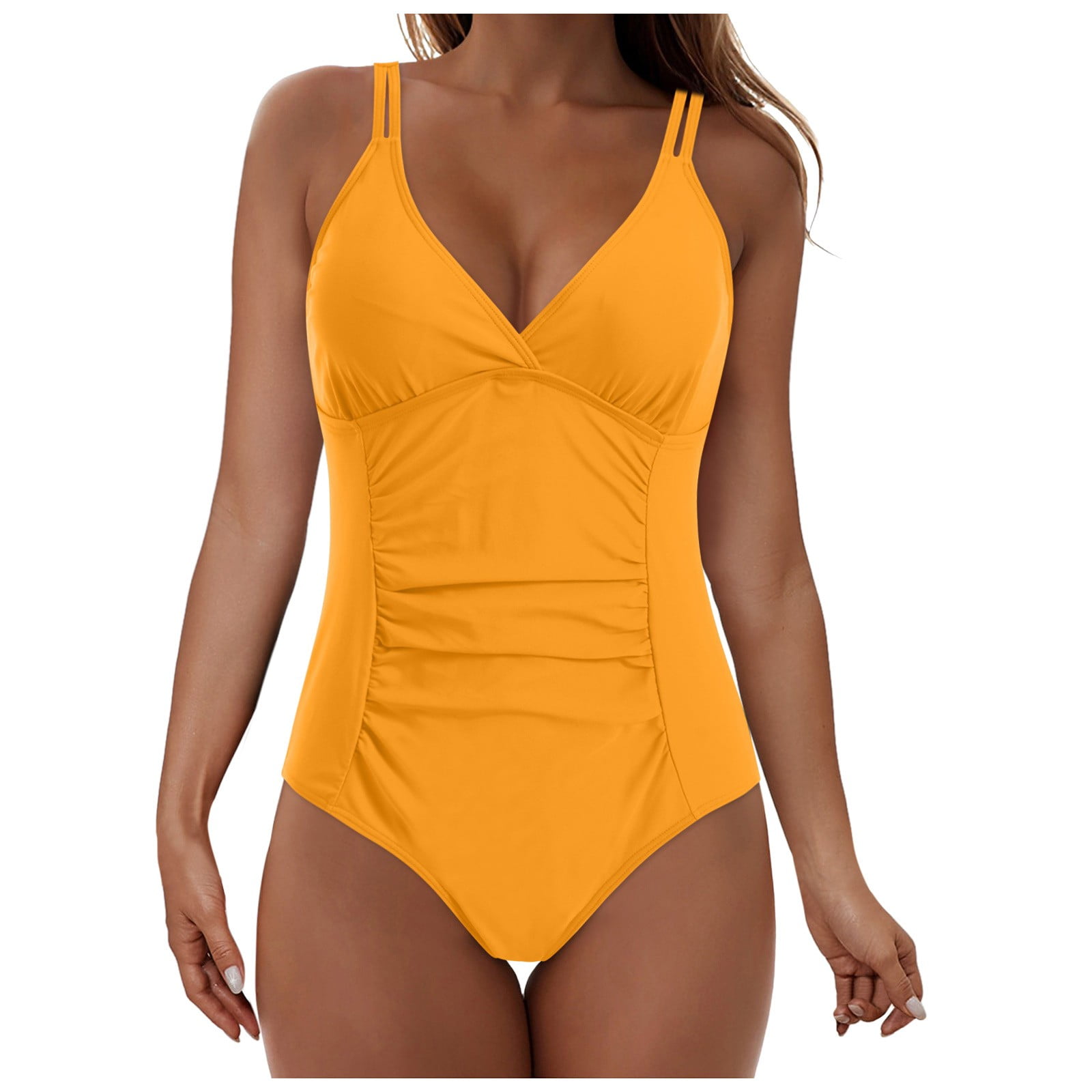 vigerkar One Piece Swimsuits for Women Tummy Control Bathing Suits Sexy Criss Cross Back Quick ...