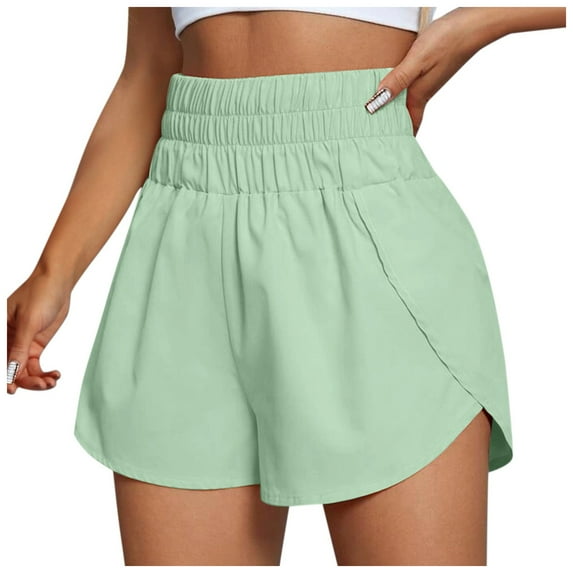 vigerkar Women's Quick Dry Athletic Shorts High Waisted Running Short ...