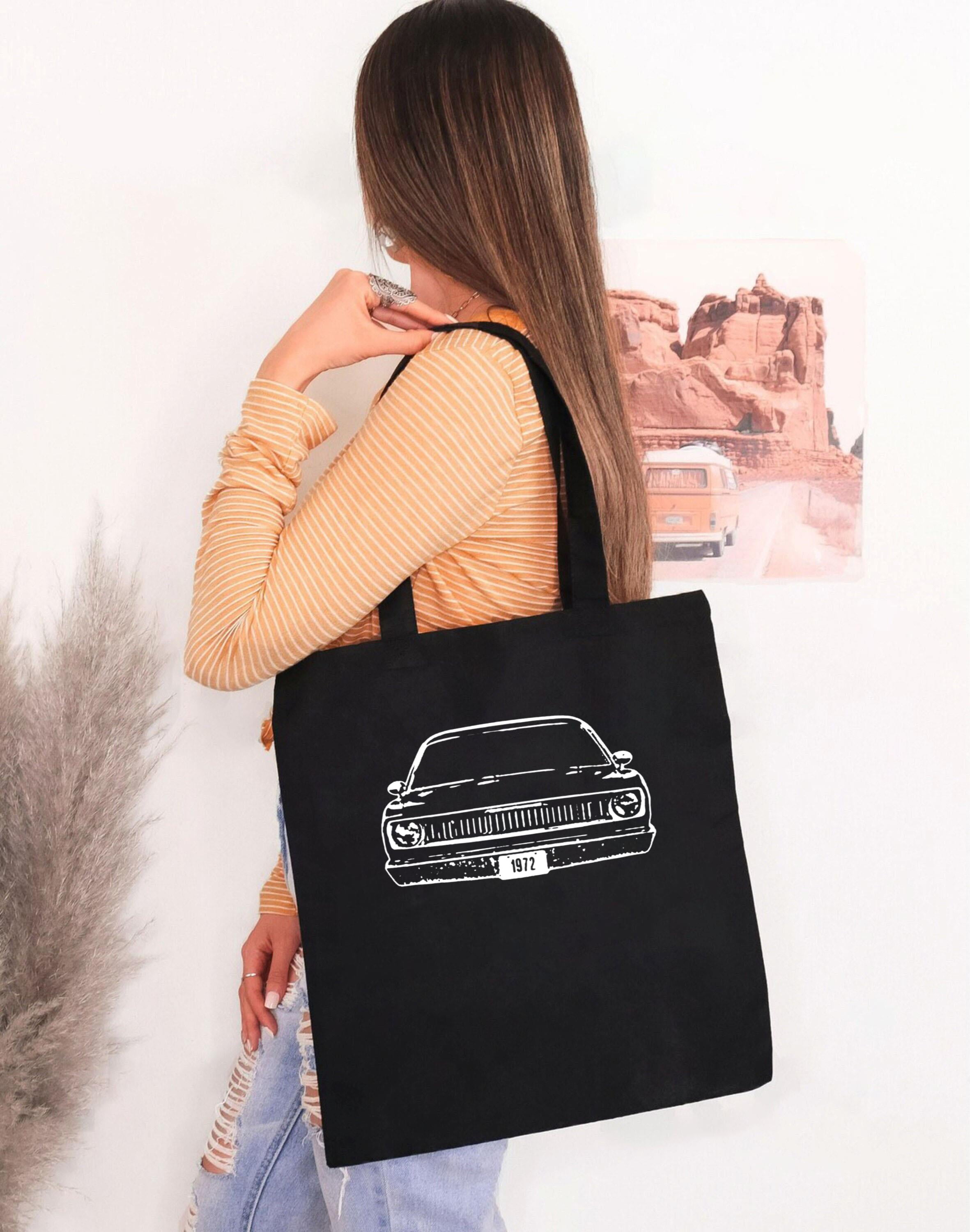 vintage 1972 Plymouth Duster Front End Silhouette Classic Muscle Car T Bag-TH31740 - Walmart.com