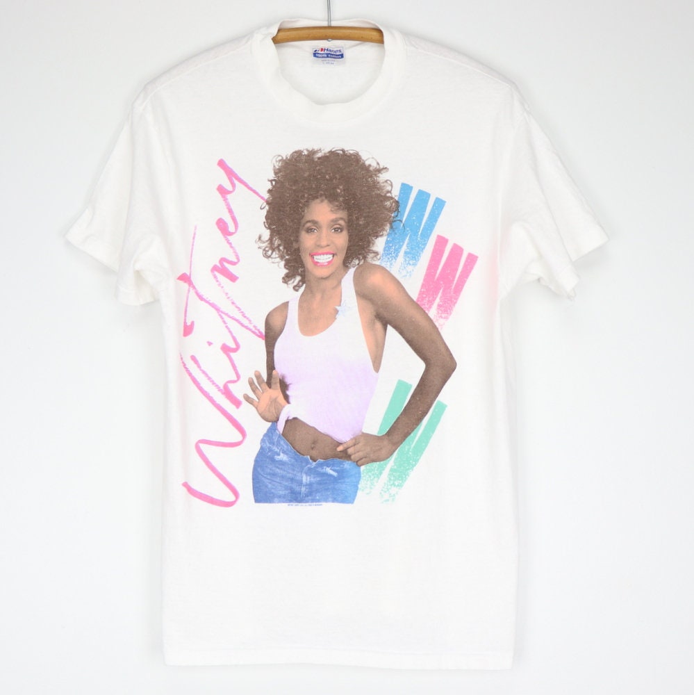 vintage 1987 Whitney Houston Shirt - Walmart.com