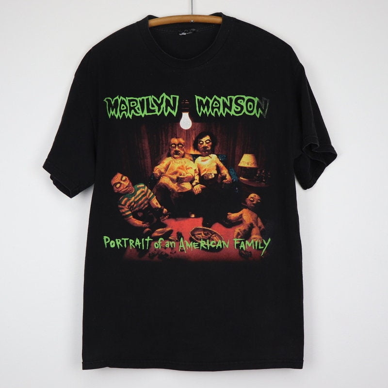 vintage 1990s Marilyn Manson Portrait Of An American Family Shirt ...