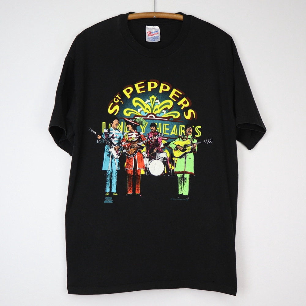 vintage 1992 Beatles Sgt Pepper's 25th Anniversary Shirt - Walmart.com