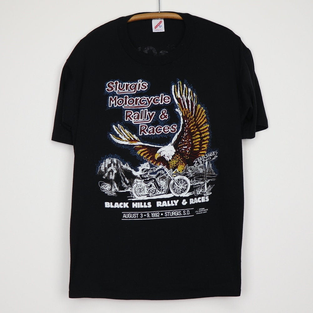 vintage 1992 Sturgis Black Hills Motorcycle Rally Shirt - Walmart.com