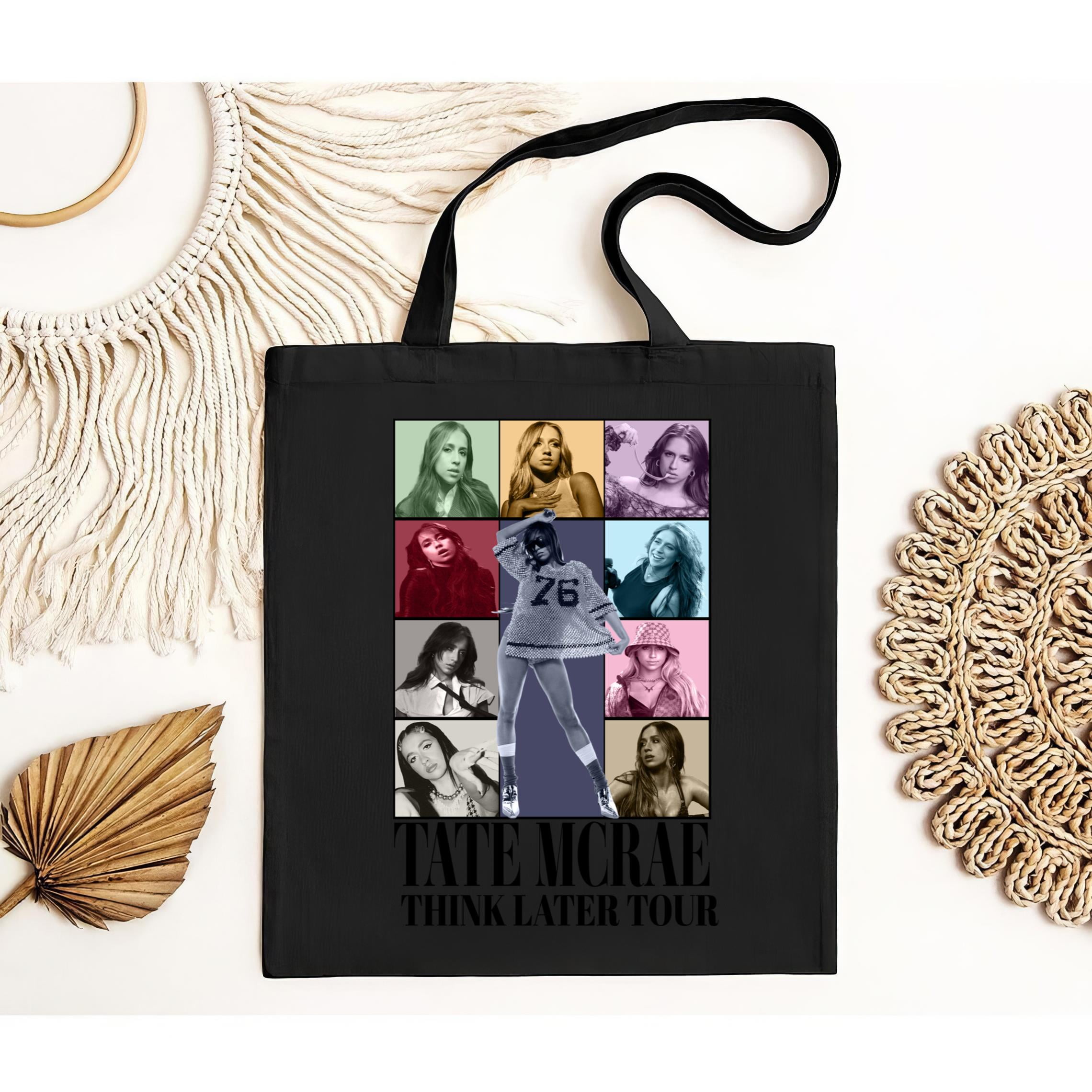 vintage 2024 Tate McRae The Think Later Tour Tote Bag, Tate McRae Fan ...